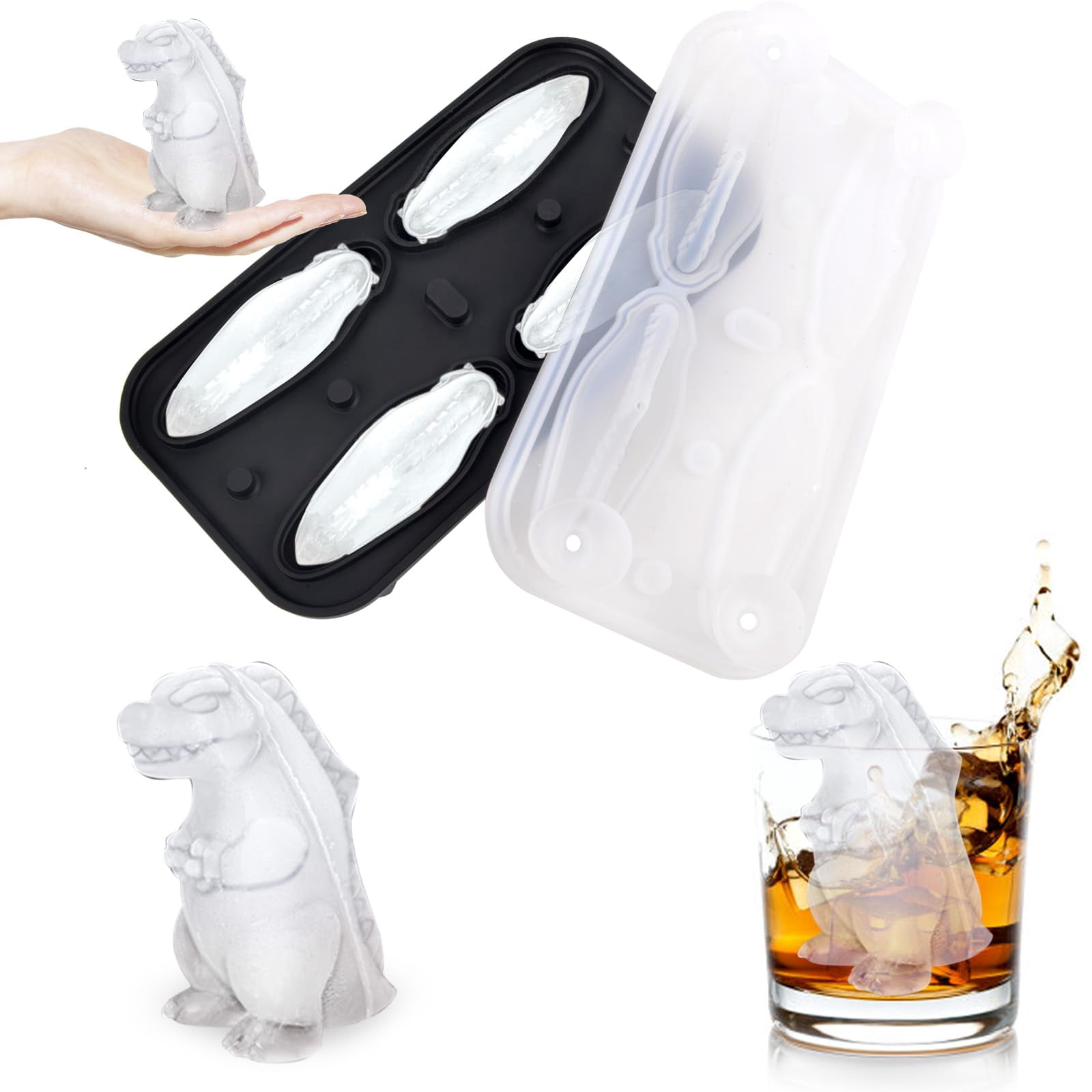 Cat Ice Cube Tray Mold - 3D Cat Shape Ice Cube Trays, Cute Ice Cube ...