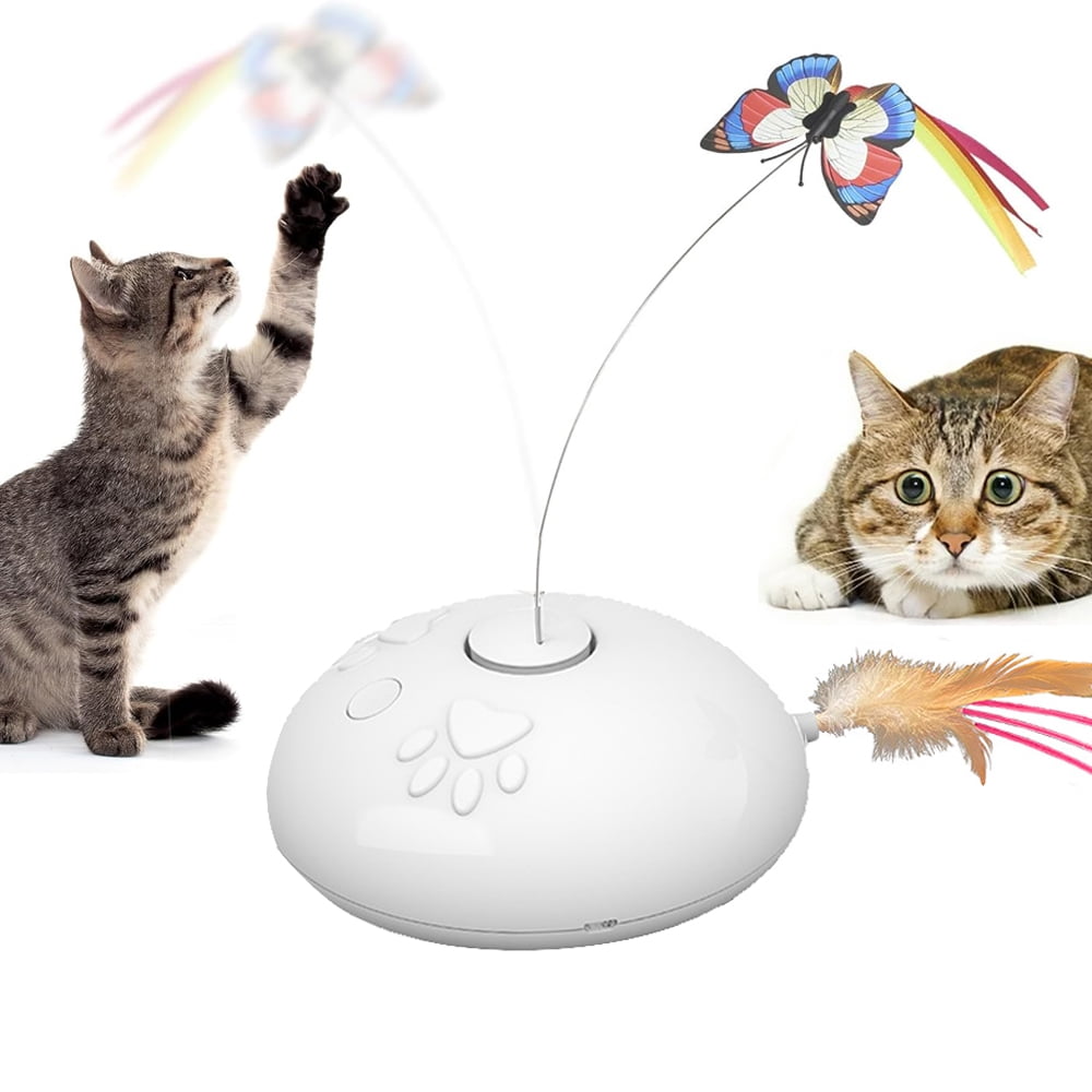 Cat Indoor Interactive Toys,3 in 1 Pet Smart Toy,Electric Remote ...