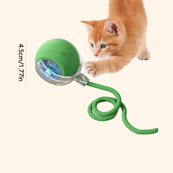 Cat Interactive Ball Toys Automatic Rolling Ball For Kitten ...