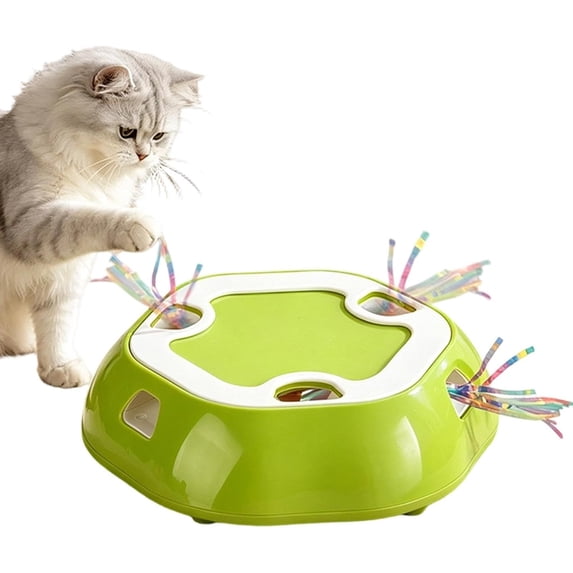 Cat Interactive Toy Automatic Motion Sensing Disc, Whack A Mole Cat Toy ...