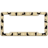Cat Kitten Fantastic Pattern License Plate Frame - Walmart.com