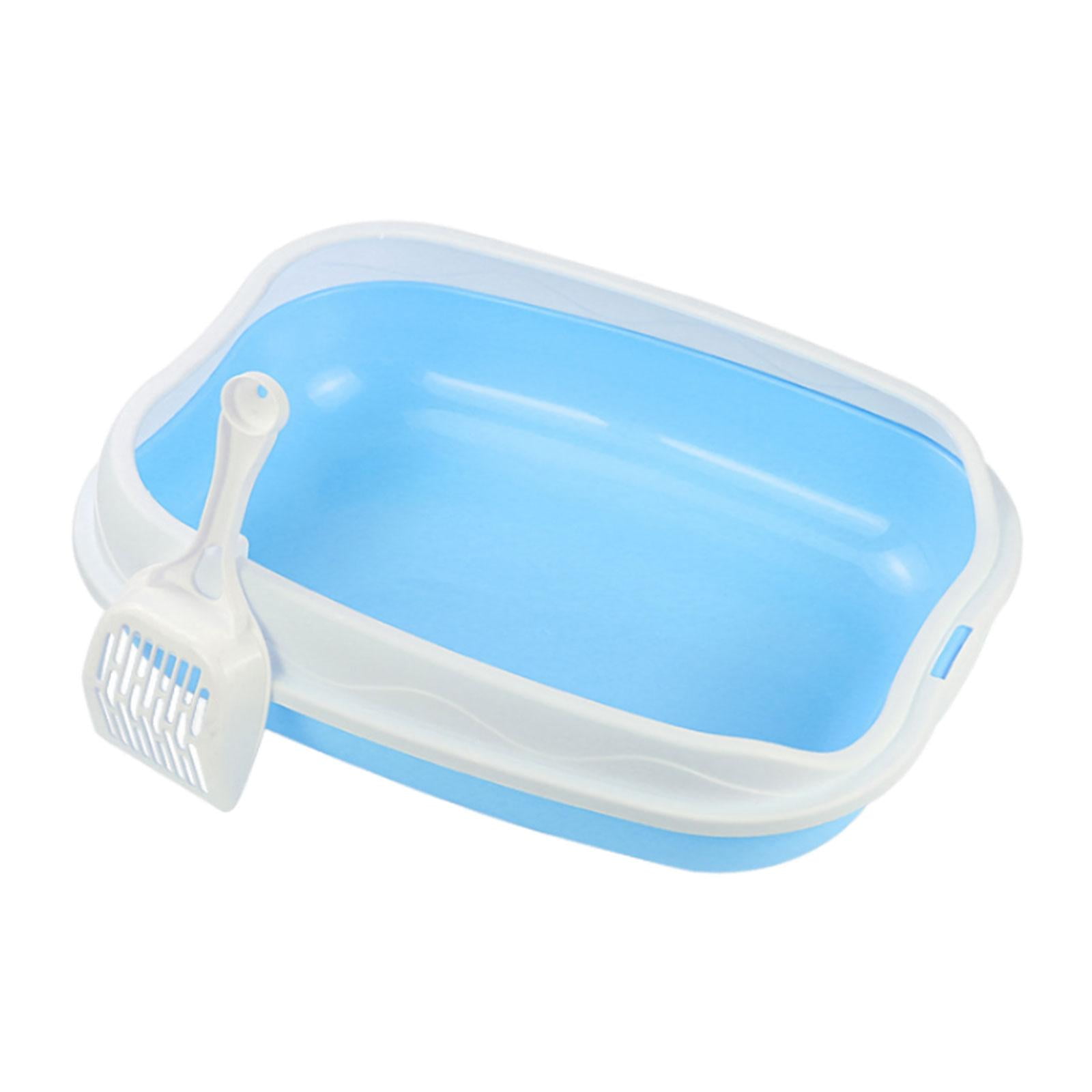 Cat Kitten Potty Pan Cat Sand Box Easy Installation Cat Bedpan Prevent ...