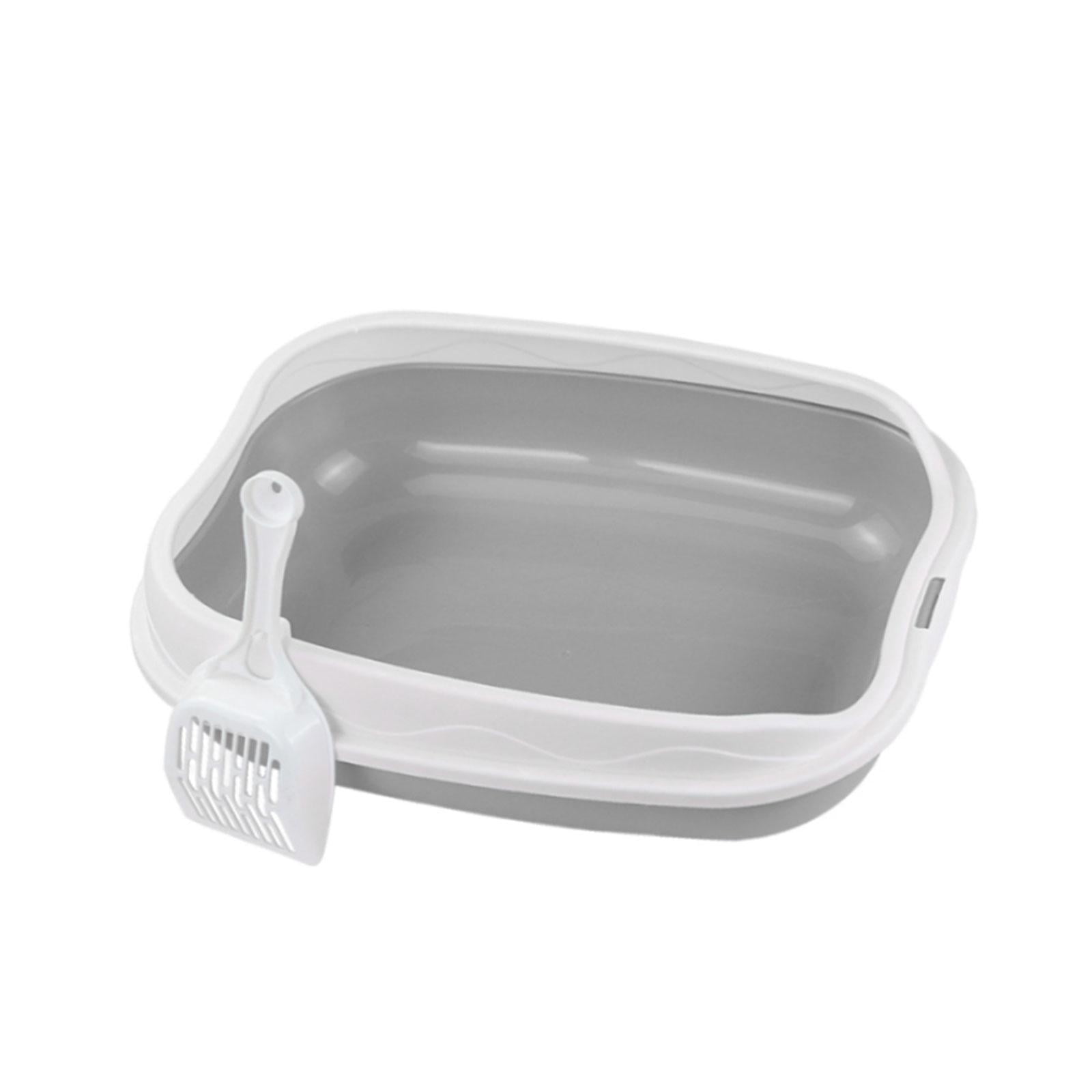 Portable Small Cat Potty Pan, Easy Install, Anti-Leak, Deep Toilet, Pet ...