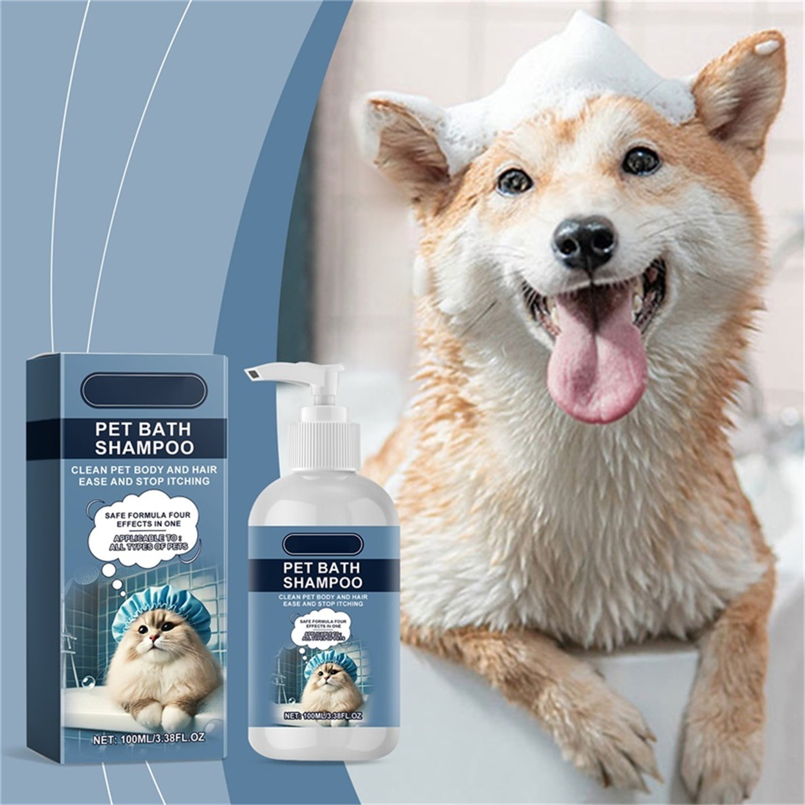 Cat and Kitten Shampoo | Gentle Care for Itchy Sensitive Skin - Natural ...