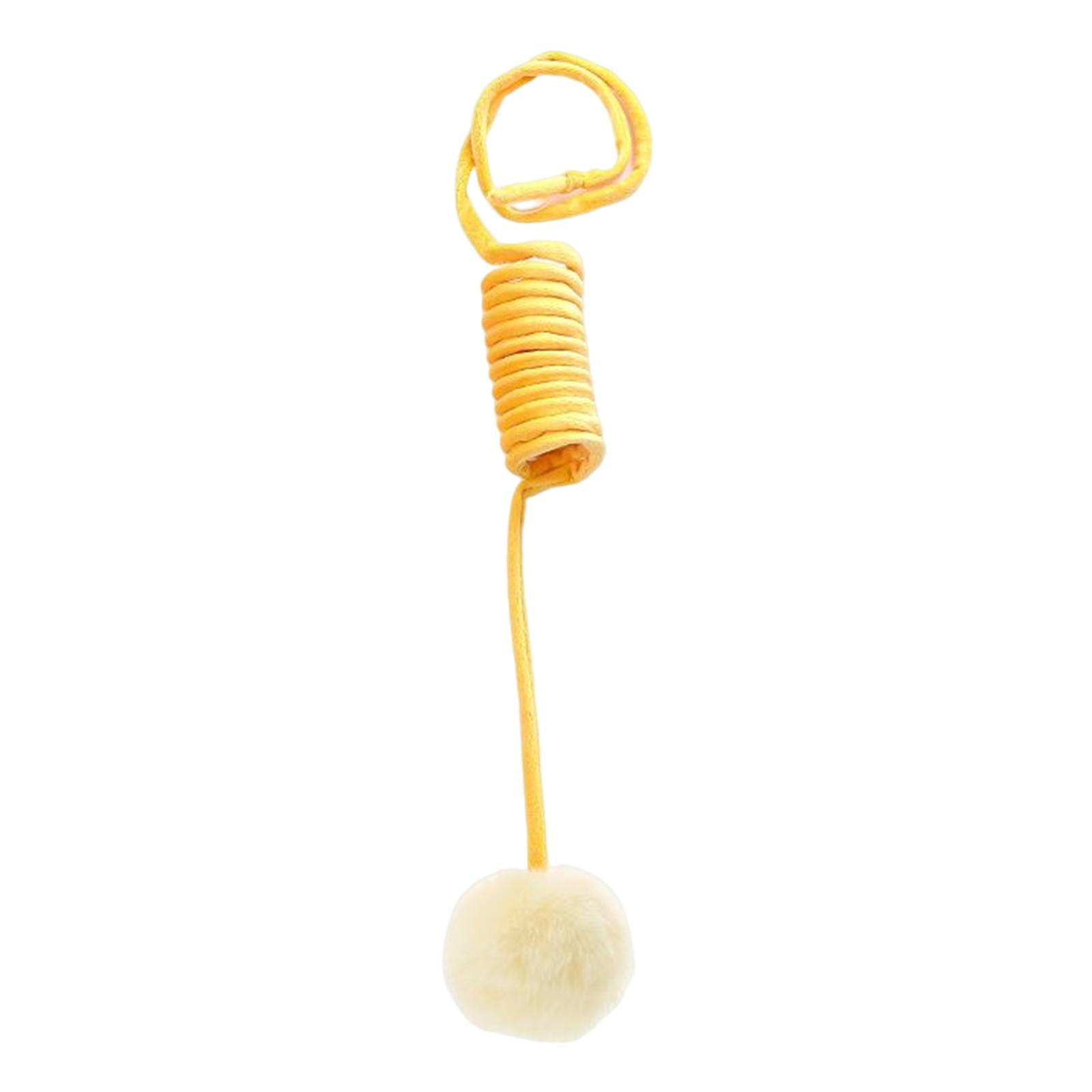 Cat Kitten Toy table Spring Teaser Fuzzy Balls Elastic Rope Funny ...