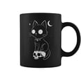 Cat Kitty Skull Creepy Cute Kawaii Goth Witchy Alt Halloween Coffee ...