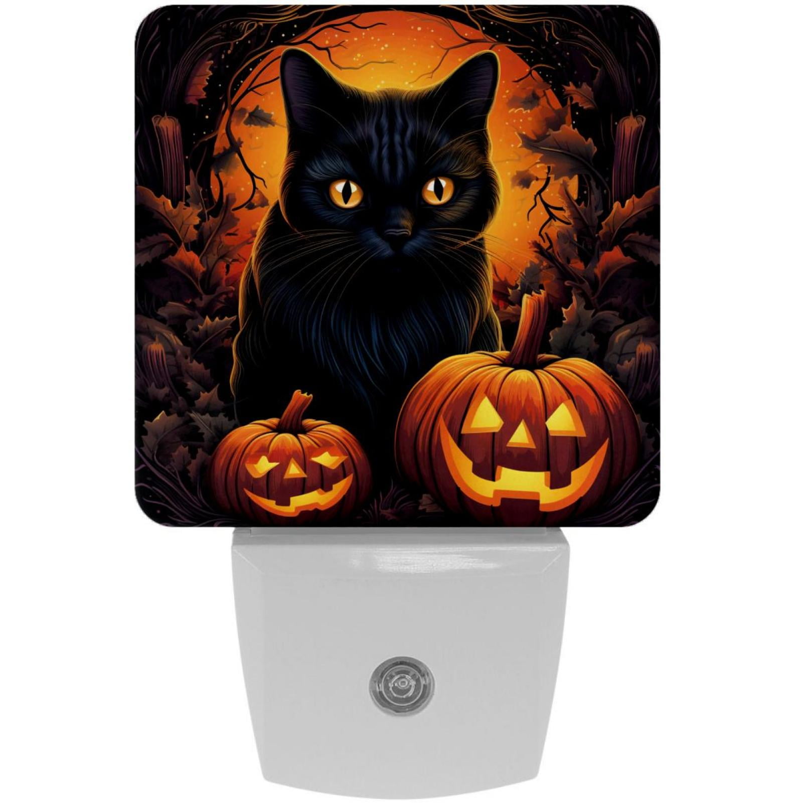 Cat LED Square Night Light - Small and Bright Square-shaped LED Night ...