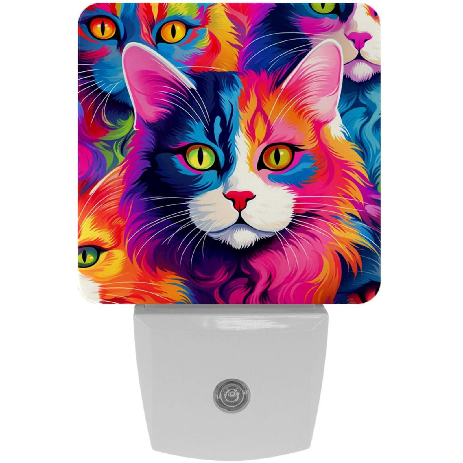 Cat LED Square Night Lights - Elegant and Energy Efficient Lighting ...