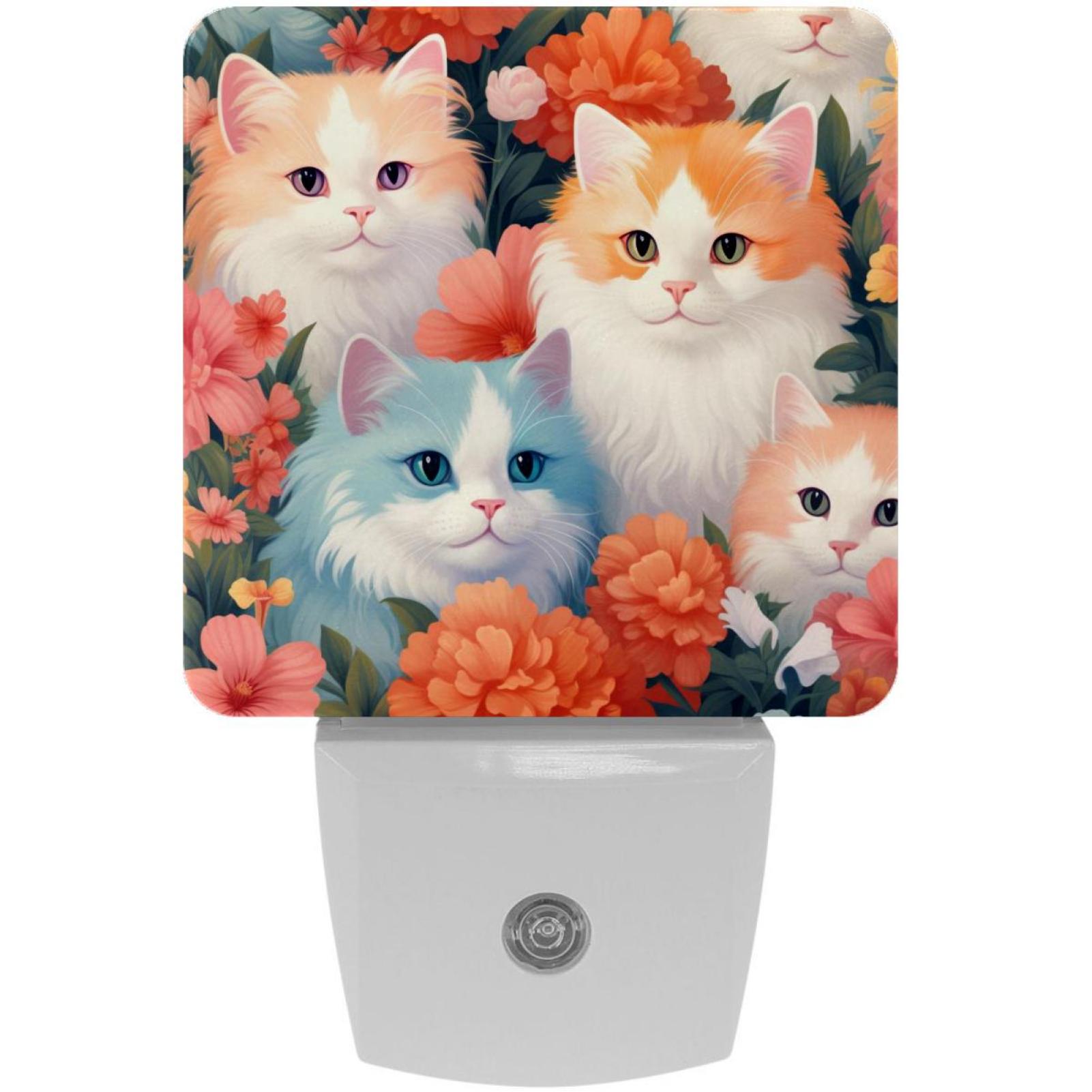Cat LED Square Night Lights: Energy-Efficient and Stylish Illumination ...