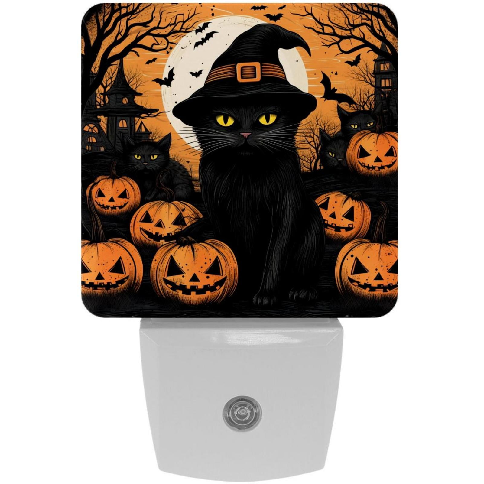 Cat LED Square Night Lights - Modern Design, Energy Efficient Indoor ...