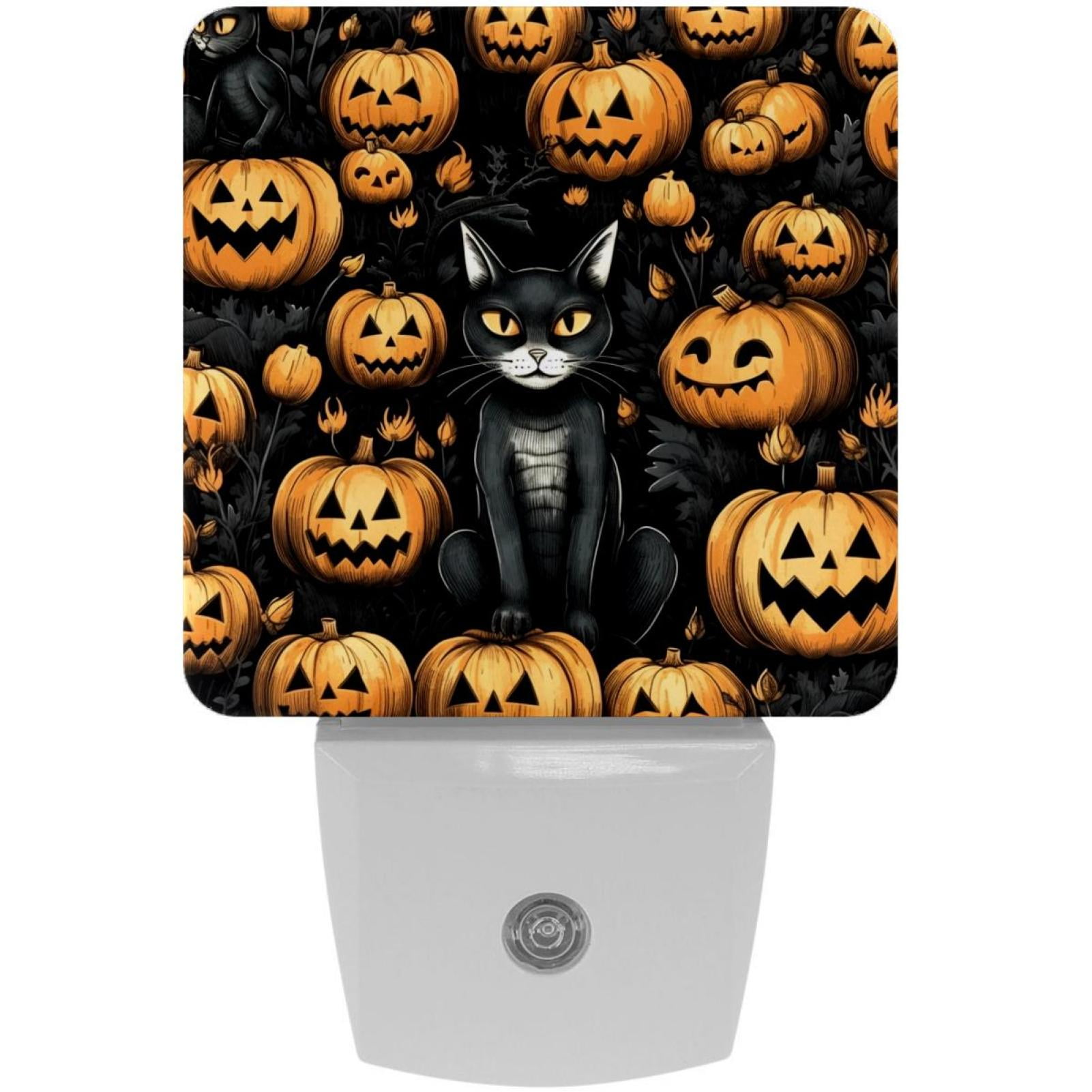 Cat LED Square Night Lights - Portable and Stylish for Bedroom and Kids ...