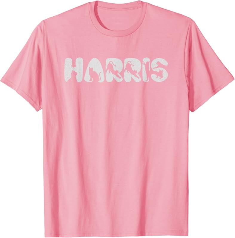 Cat Ladies for Kamala Funny Cat 2024 President Kamala-Harris T-Shirt ...