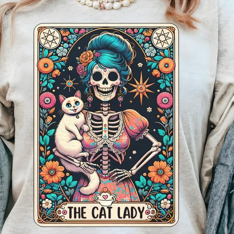 Cat Lady Ash Print is SublimationA51 Unisex Comfort Tee T Shirt, Color ...