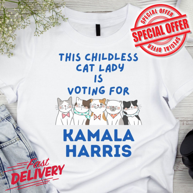 Cat Lady For Election President Election 2024 T-shirt, Madam President ...