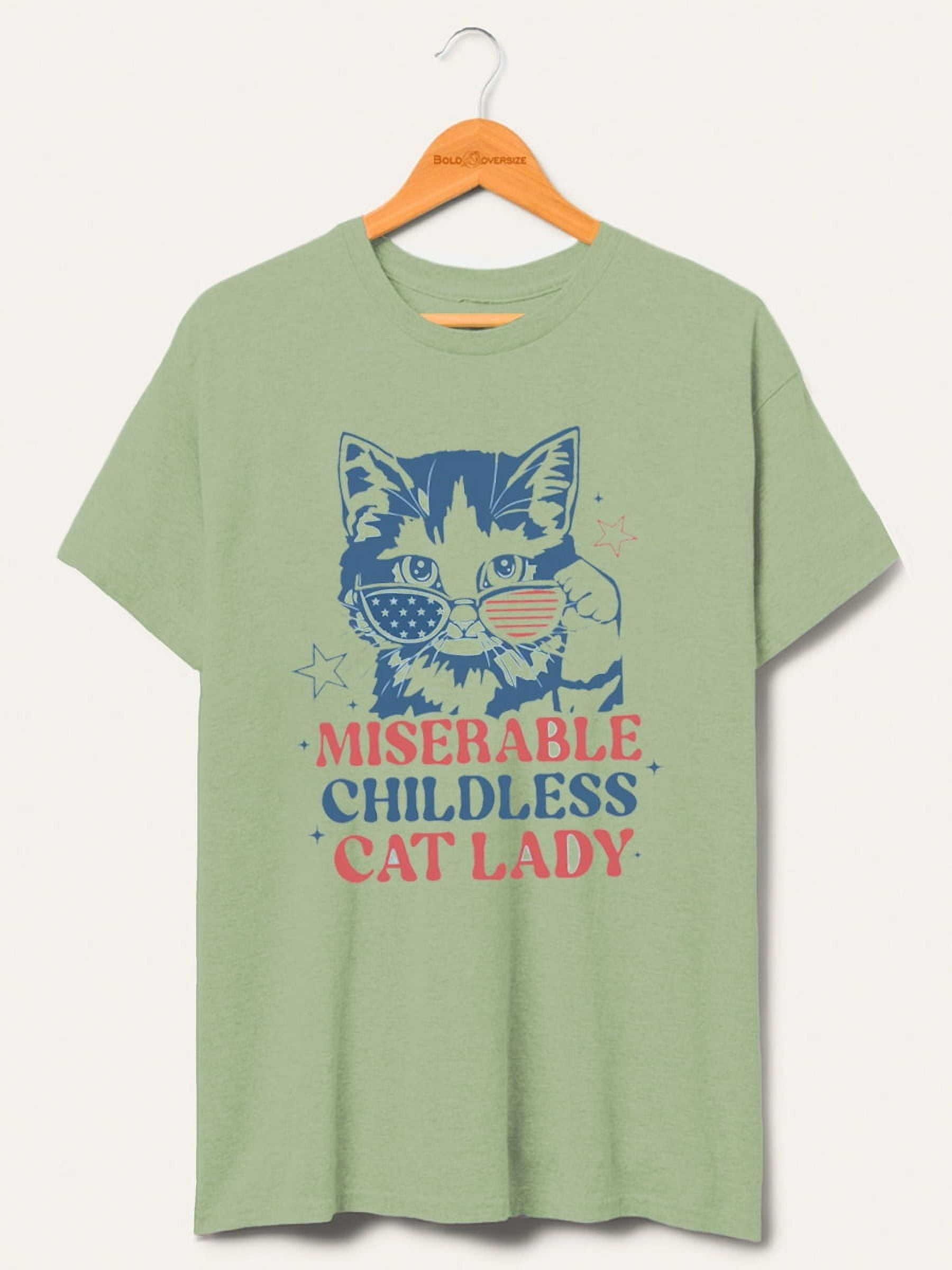 Cat Lady T-Shirt - Walmart.com