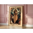 Cat Lady Tarot Card High Priestess Witchy Home Decor Black White ...