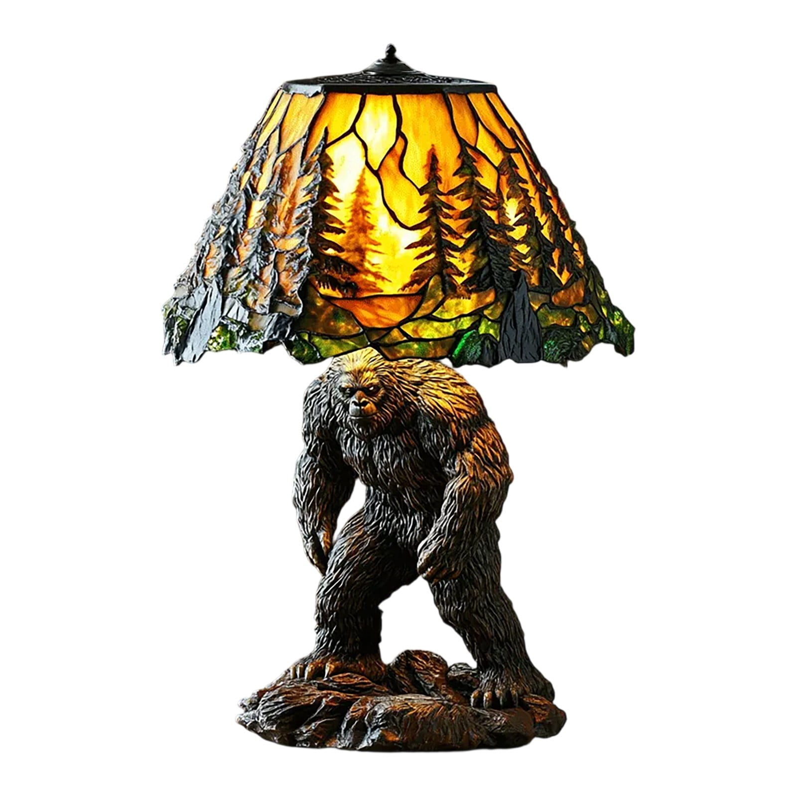 Cat Lamp, Stained Cat Lamp, Retro Cats Stained Resin Table Lamps, 3D ...