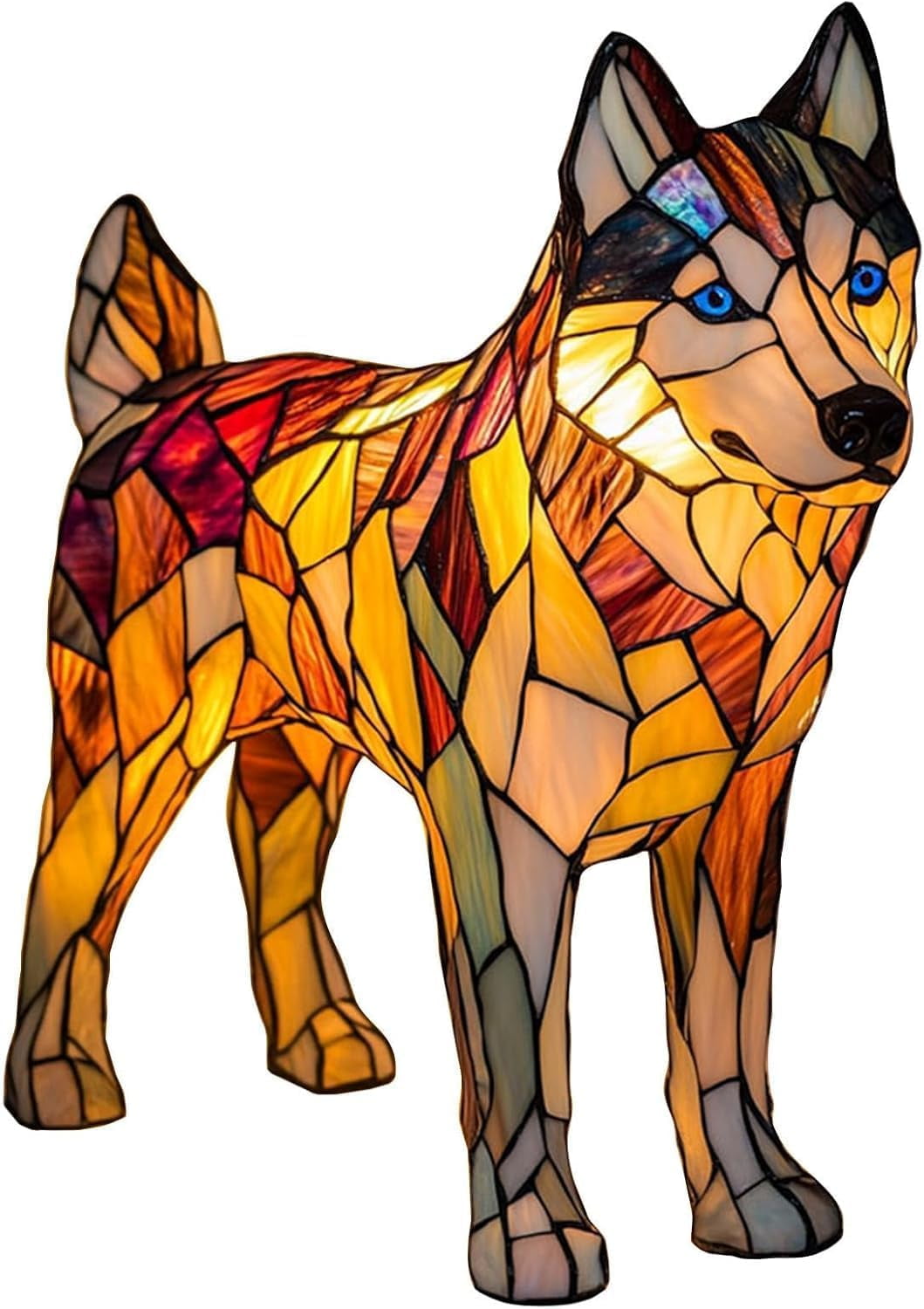 Cat Lamp Stained Glass, Stained Glass Cat Lamp, Libiyi Pubyfun Sherum ...