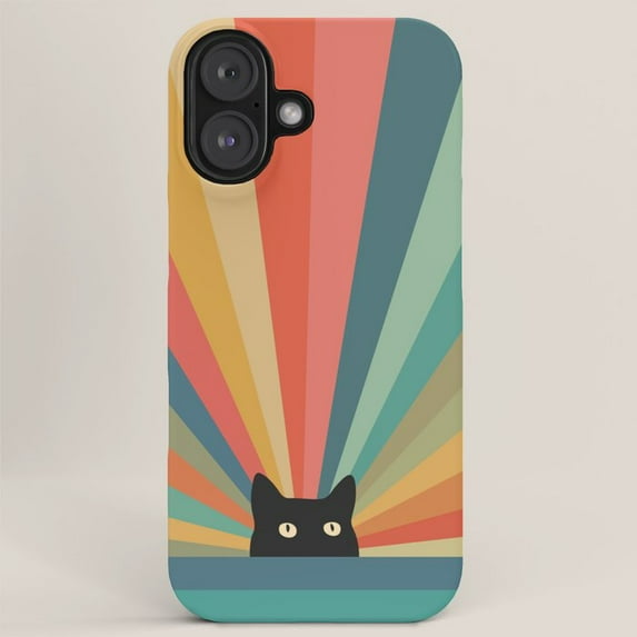 Cat Landscape 165C Whimsical Cat Lover Artistic Phone Case for iPhone ...
