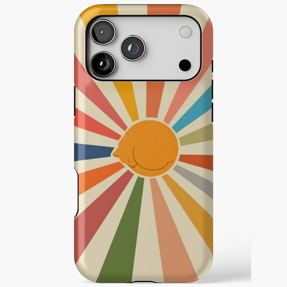 Cat Landscape Art Protective Case for iPhone 11 12 13 14 15 16 17 Pro ...