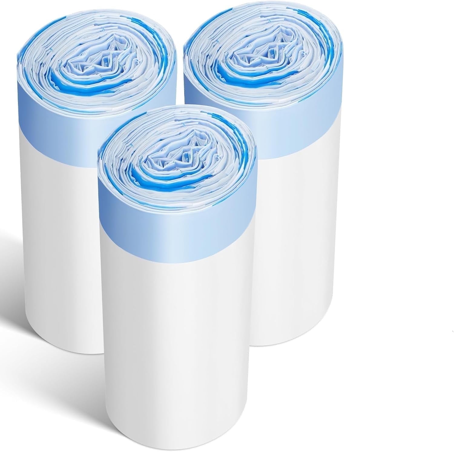 Cat Litter Bags, 60 Pack Durable Drawstring Litter Box Liners for ...