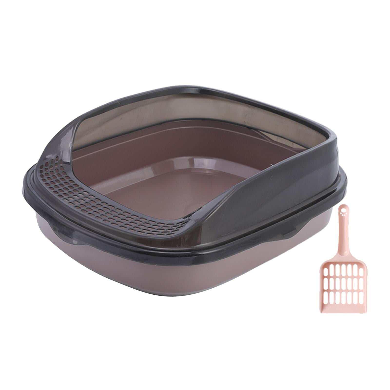 Cat Litter Box Bedpan Cat Sandbox for Medium Large Cats Rabbit Small ...