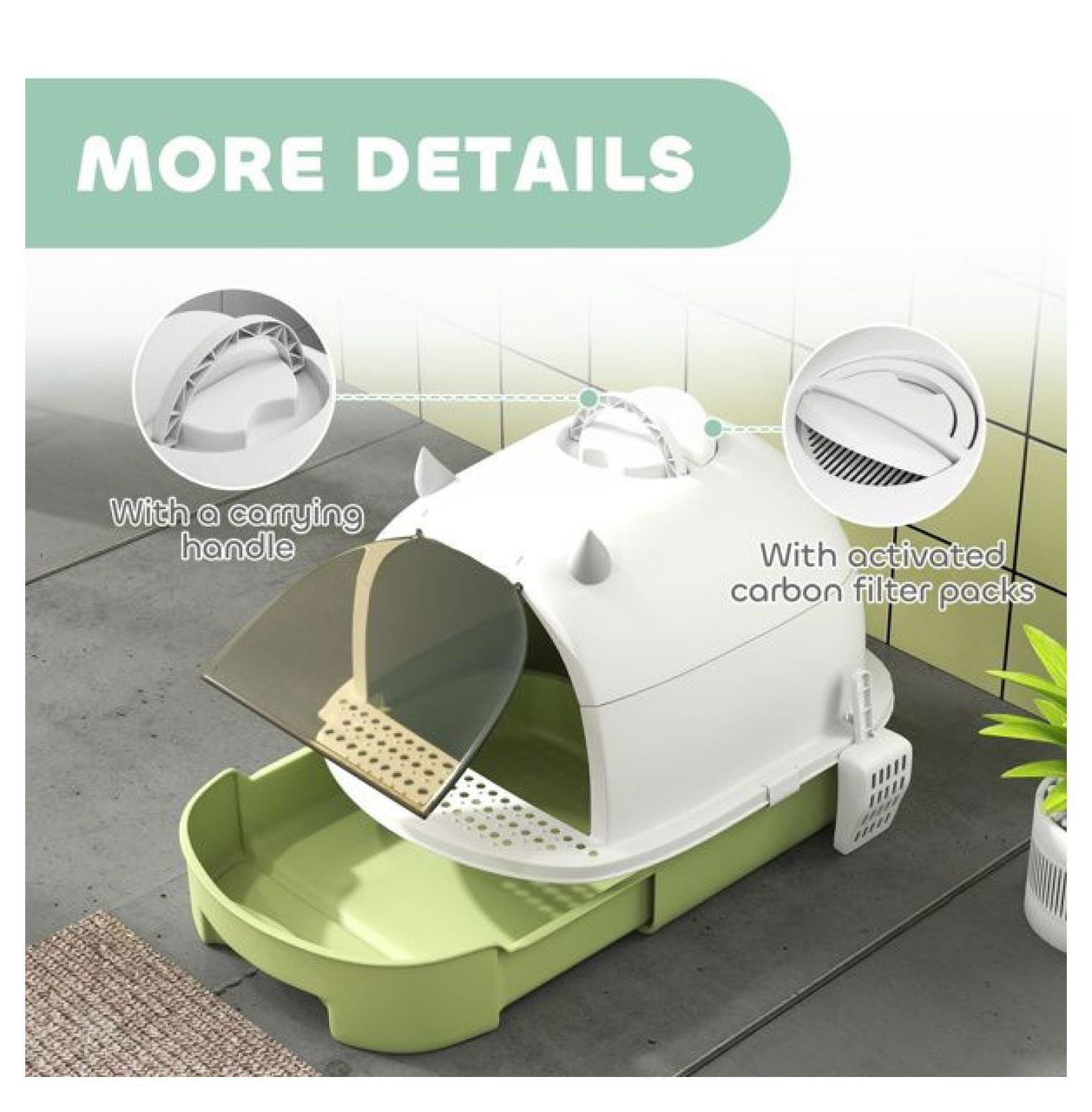 Cat Litter Box, Cat Litter Box Enclosure - Walmart.com