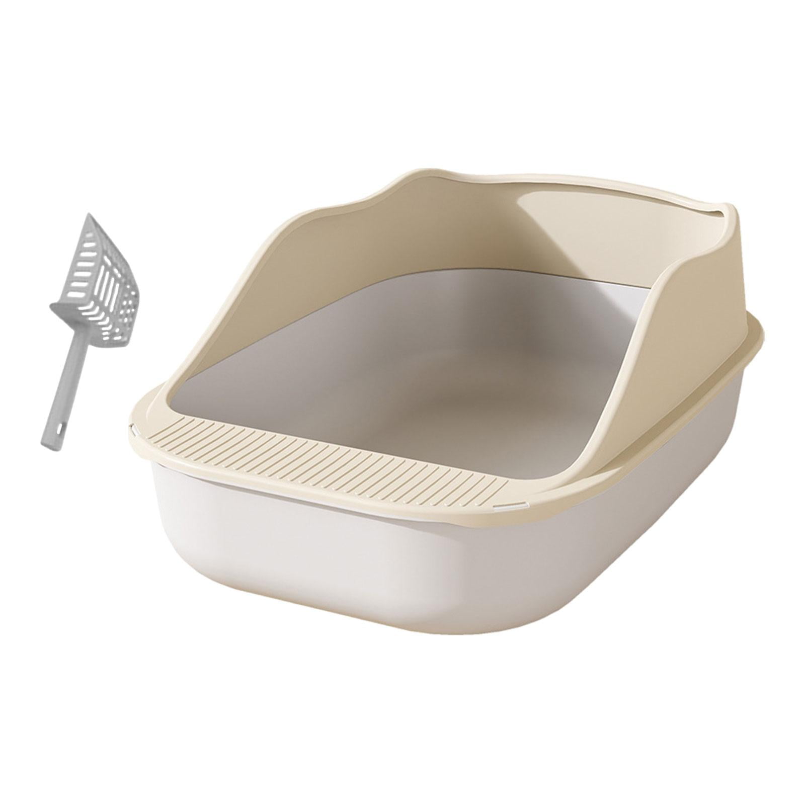 Cat Litter Box Detachable Litter Tray Easy Cleaning Heighten Cat Litter ...