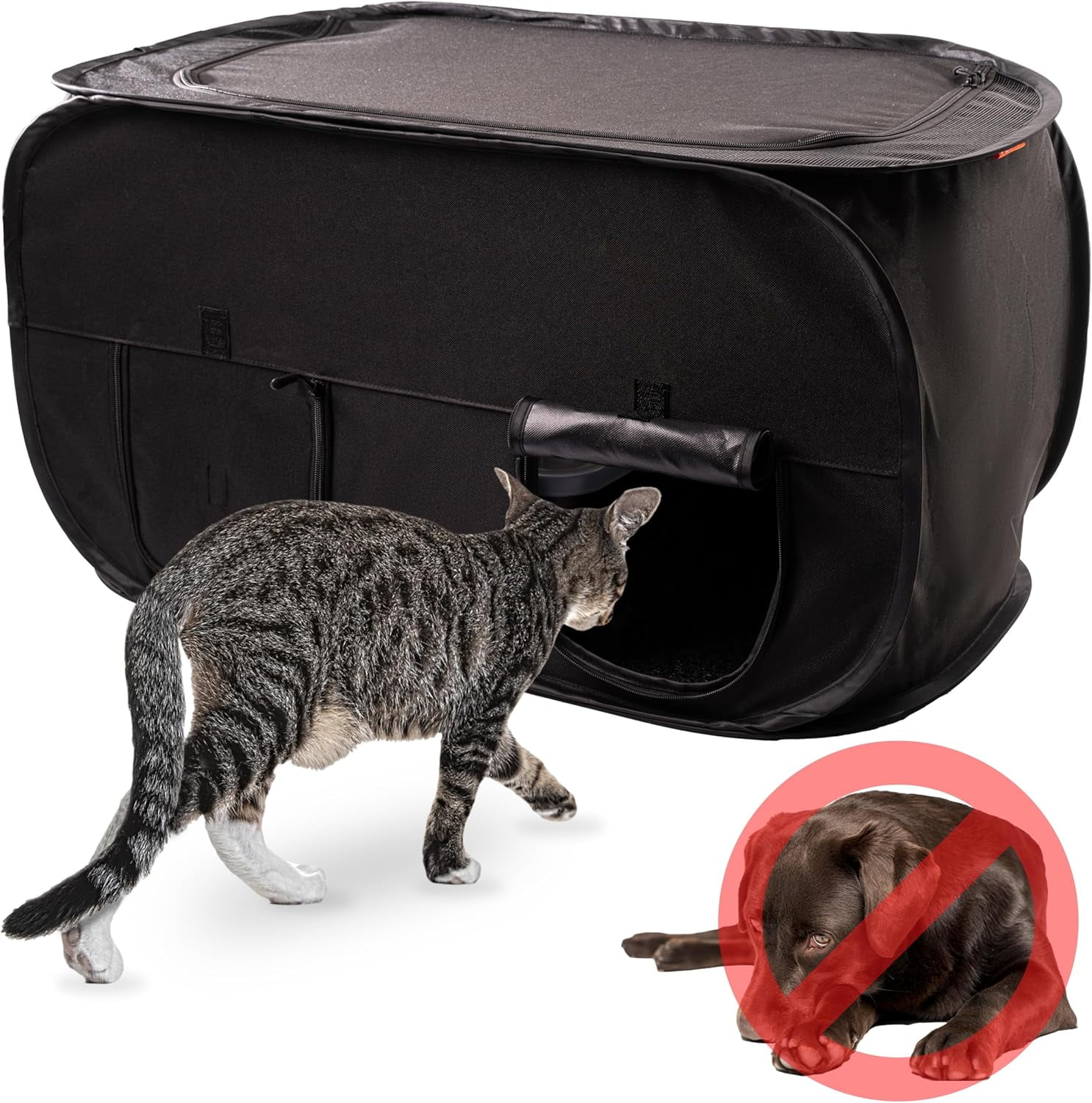 Cat Litter Box Enclosure, Dog Proof, Discreet and Hidden Litter Box ...