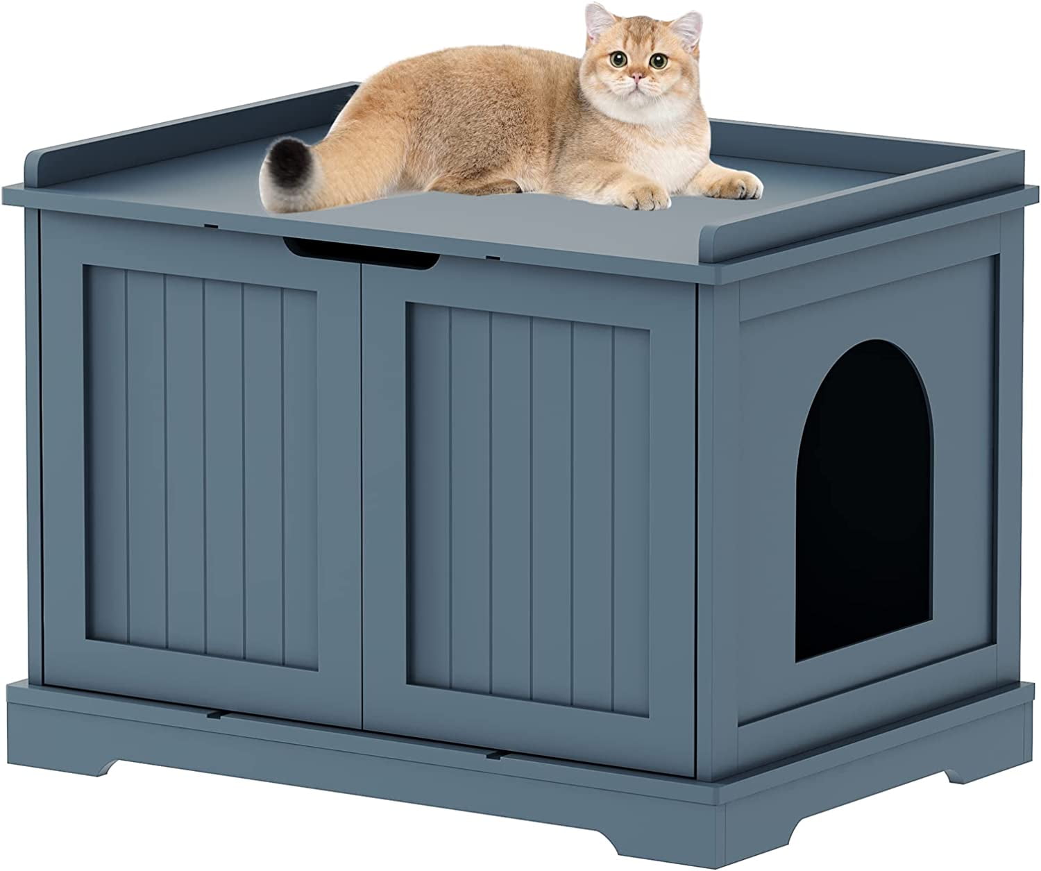 Cat Litter Box Enclosure, Cat Litter Box Furniture Hidden, Cat Washroom ...