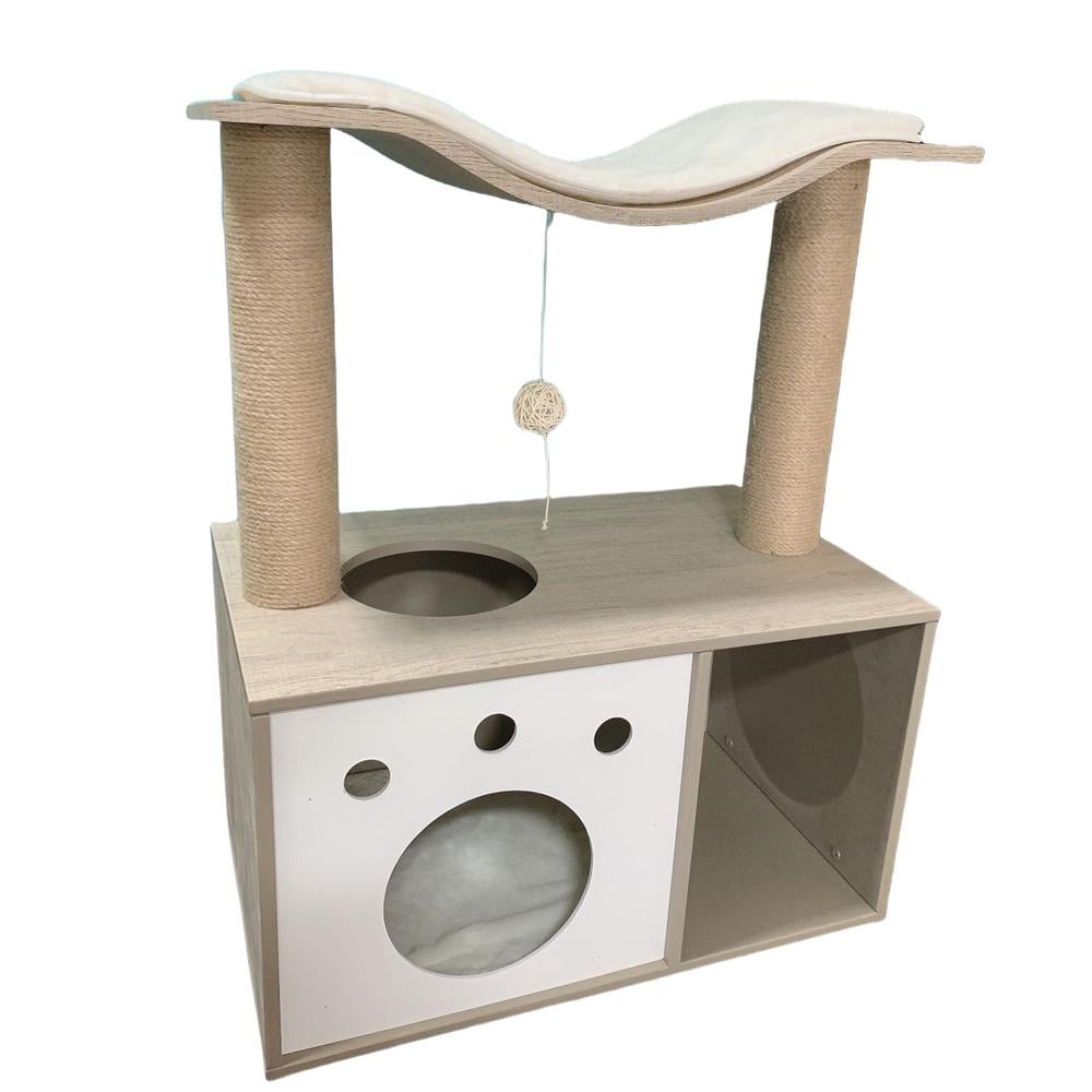 Cat Litter Box Enclosure Furniture,Indoor Pet Side Table for Cats of 30 ...