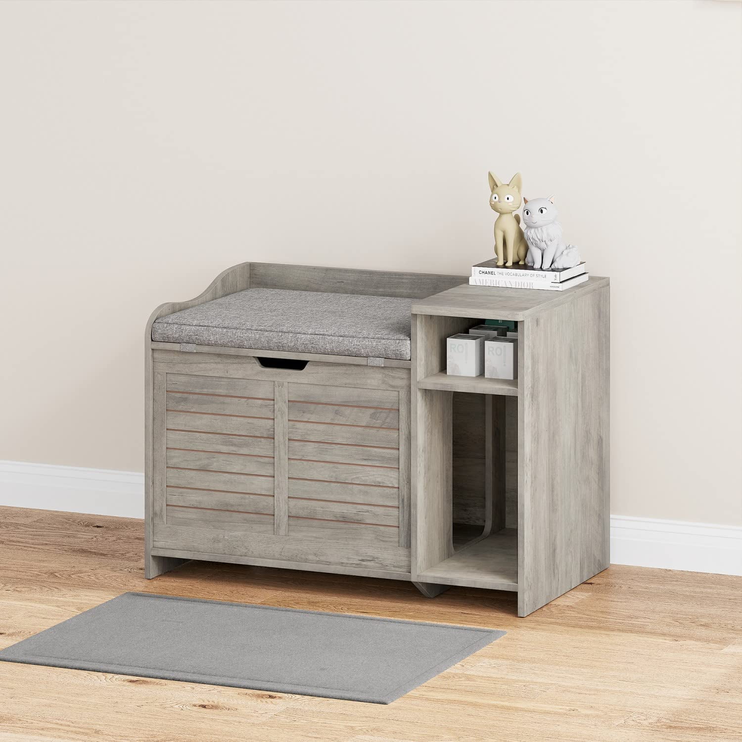 Cat Litter Box Enclosures with Top Opening, Cat Litter Box Furniture ...