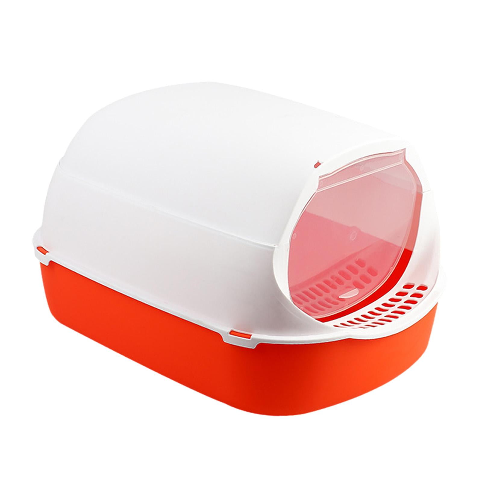 Cat Litter Box Fully Enclosed Cat Litter Box Detachable Easy to Clean ...