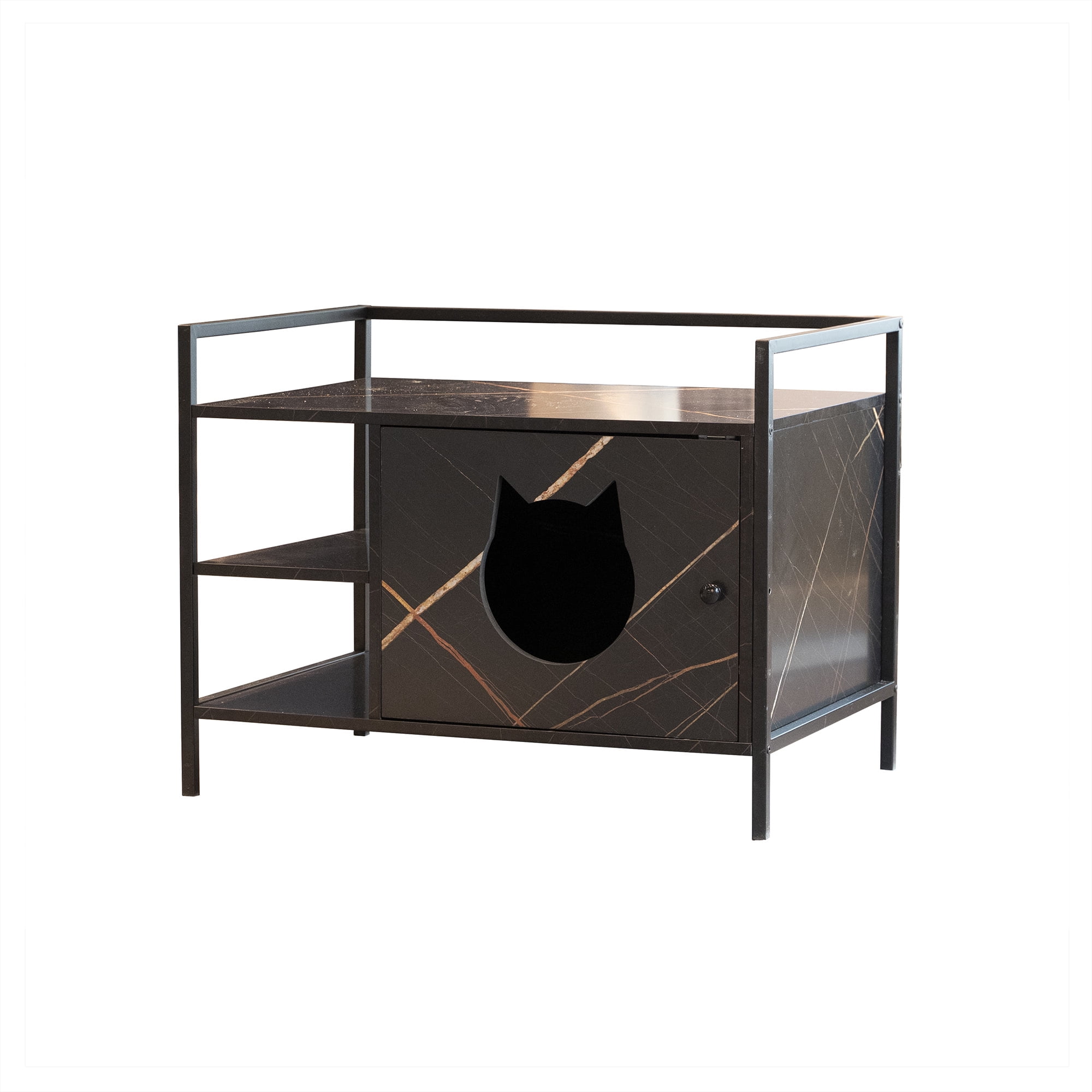 Cat Litter Box Furniture - Hidden Litter Box Enclosure, Multi ...