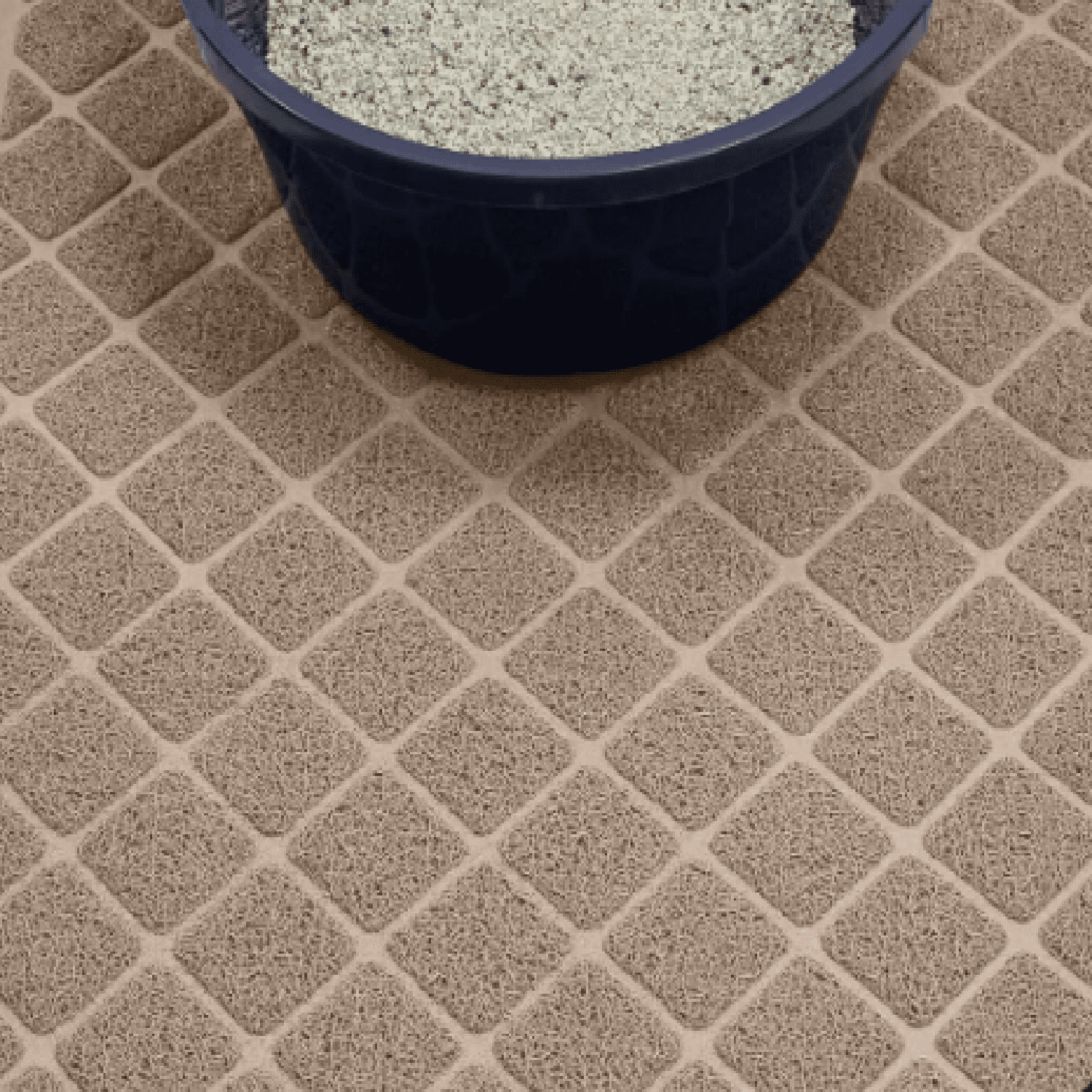 Cat Litter Box Mat, 40x28, Water Resistant, US Designed Kitty Litter ...