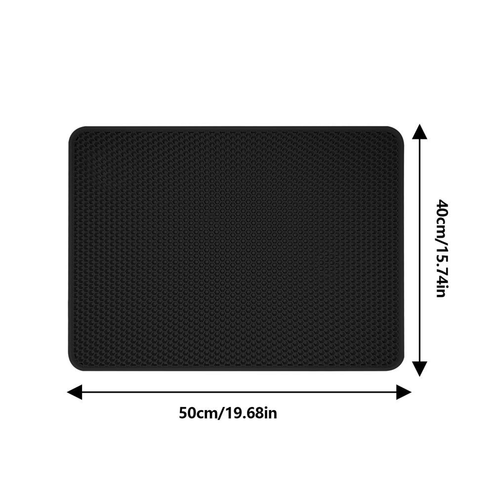 Cat Litter Box Mat Litter Catcher Mat With Double Layer Design ...