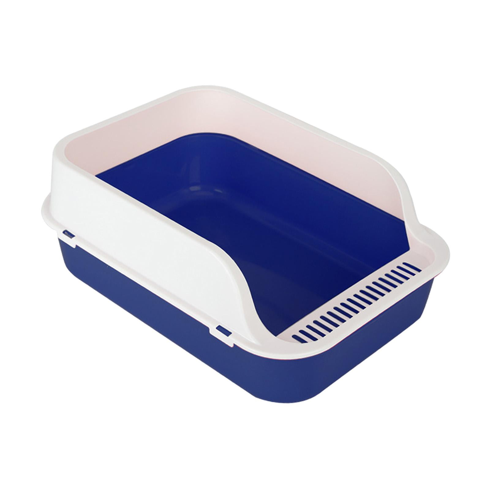 Cat Litter Box ,Pet Litter Tray, Cat Sandbox, Anti Splashing Cat Litter ...