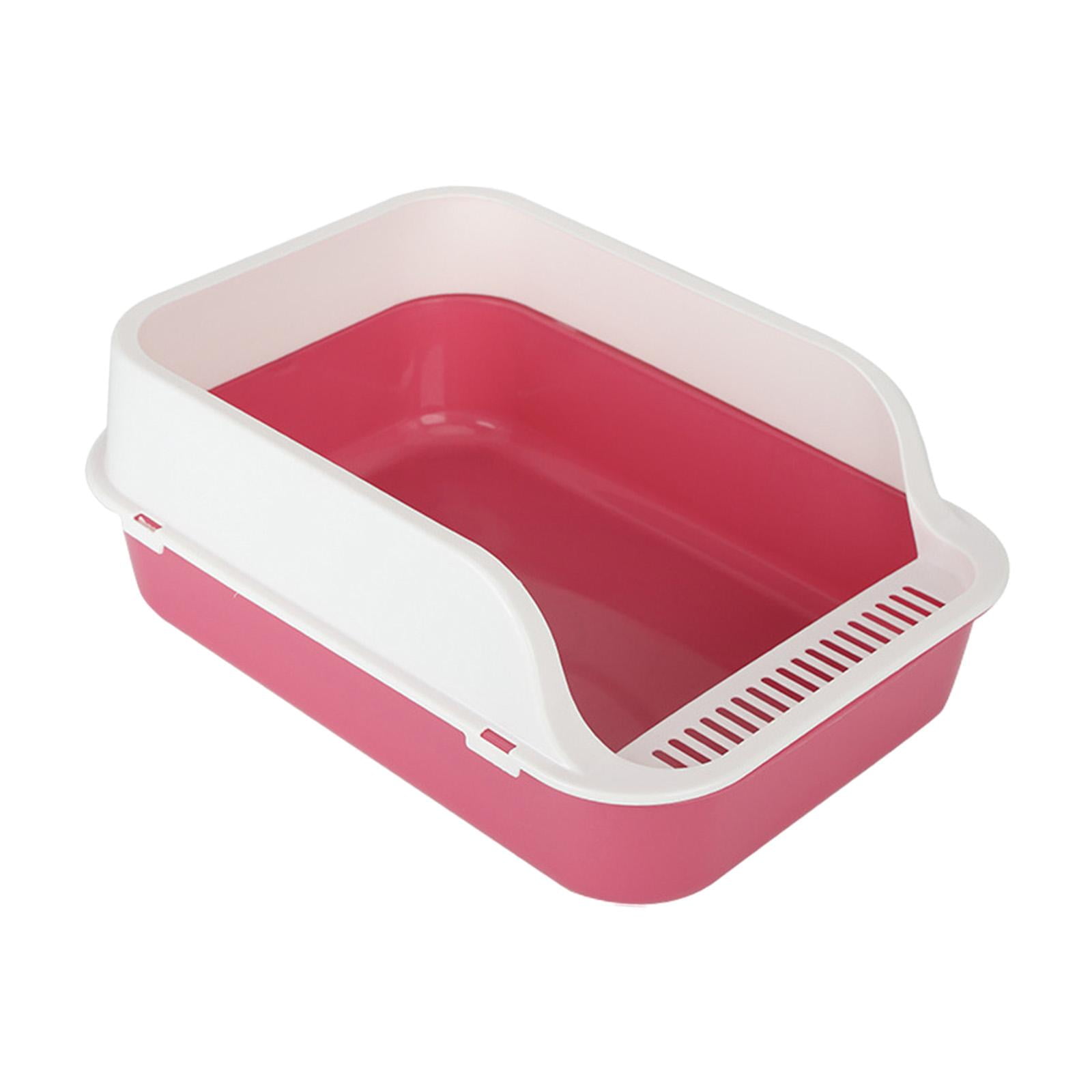Cat Litter Box ,Pet Litter Tray, Cat Sandbox, Anti Splashing Cat Litter ...