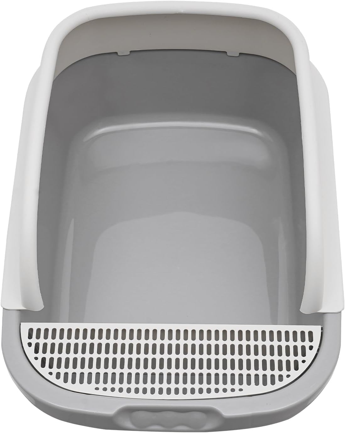 Cat Litter Box Semi-Open Cat Litter Box with Shovel Open Top Cat Litter ...