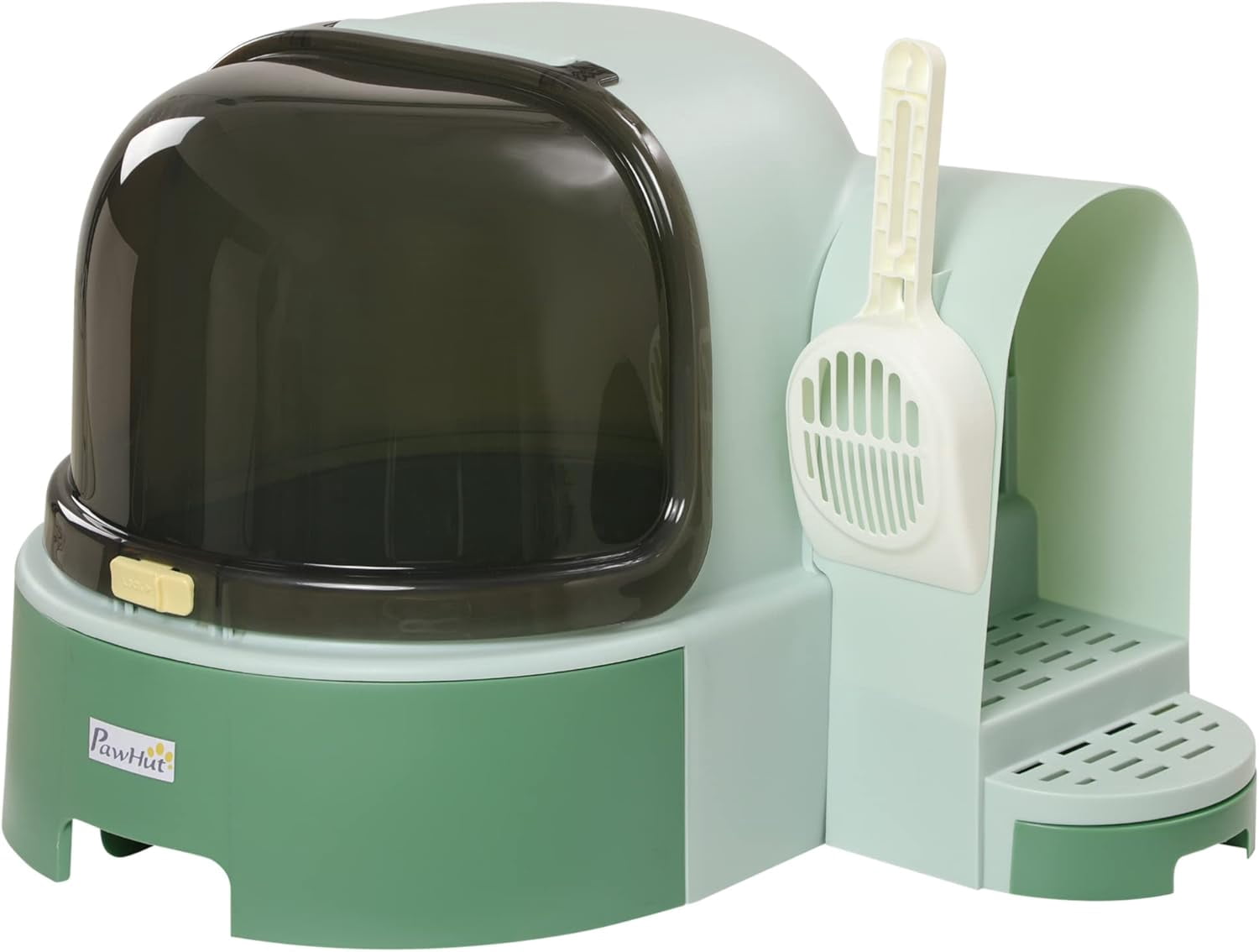 Cat Litter Box with Lid, Covered Litter Box, Easy to Clean & Open ...
