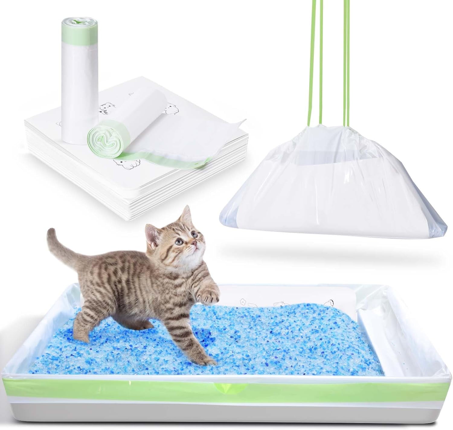 Set of 4 Water Absorbent Stone Trays, Kitchen/Bathroom Soap Dish ...