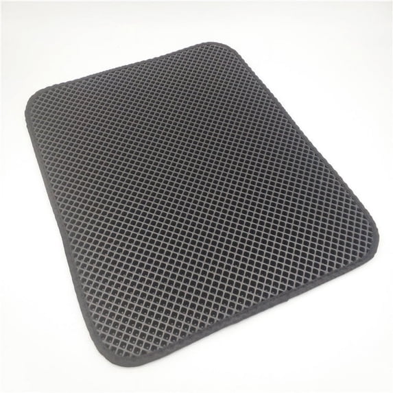 Cat Litter Mat, 24"x17.5" 2 Layer Cat Litter Trapping Mat, Non Slip ...