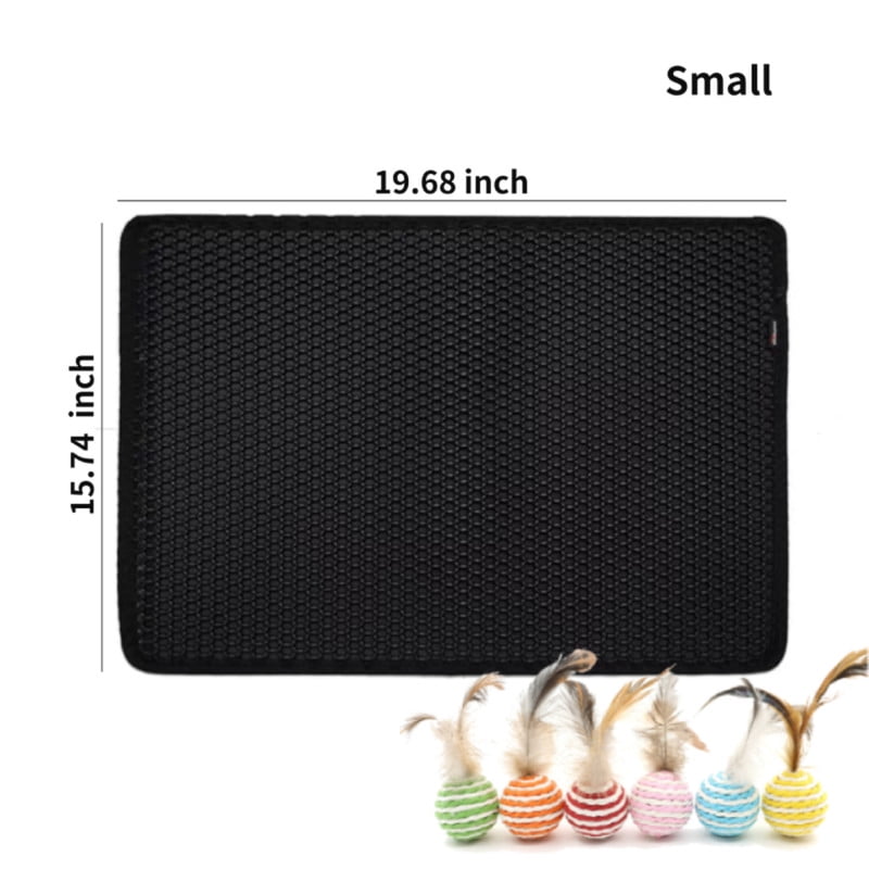 Cat Litter Mat Honeycomb Double Layer Waterproof Mat Easy to Clean ...