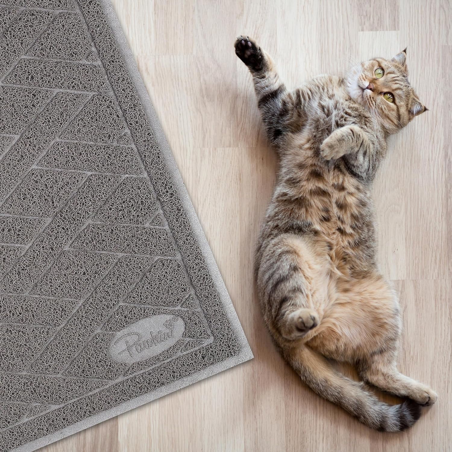 Cat Litter Mat, Jumbo XX-Large, 4x3 Feet, Fits Two Litter Boxes or ...