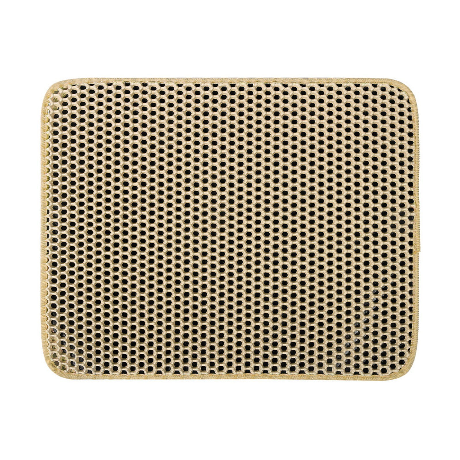 Cat Litter Mat, Kitty Litter Box Trapping Mat, Honeycomb Double Layer ...