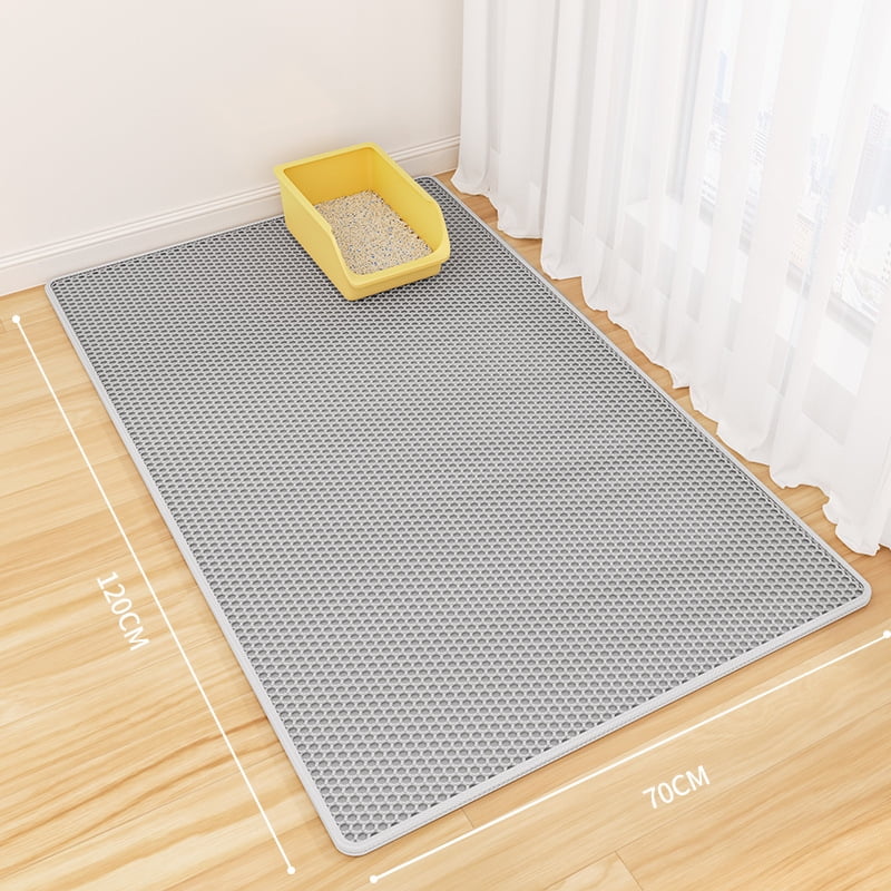 Cat Litter Mat Litter Box Anti-Splash Mat Cat Anti-out Sand Control Mat ...