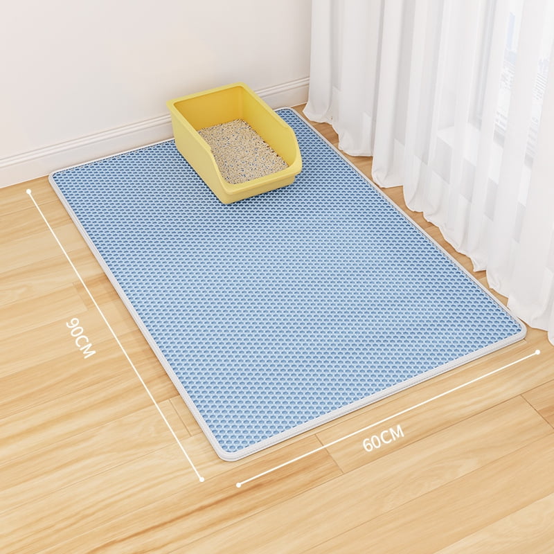 Cat Litter Mat Litter Box Anti-Splash Mat Cat Anti-out Sand Control Mat ...