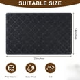 Cat Litter Mat Litter Box Mat，Litter Trapping Mat Durable PVC Pad, Easy ...