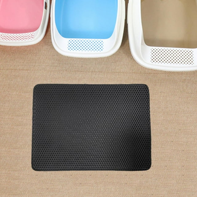 Cat Litter Mat Litter Kitty Litter Mat Reusable Less Waste Litter Tray ...