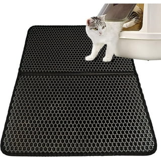 Vibrant Life 2-Layer Sifting Cat Litter Mat, Black, 21.3" x 14 ...